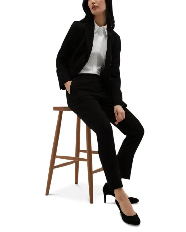 HOBBS LONDON Petite Lea Mid Rise Slim Trousers
