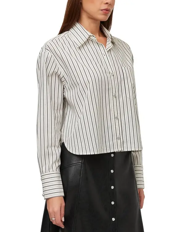Fifteen Twenty Dianne Cotton Stripe Button-up Shirt