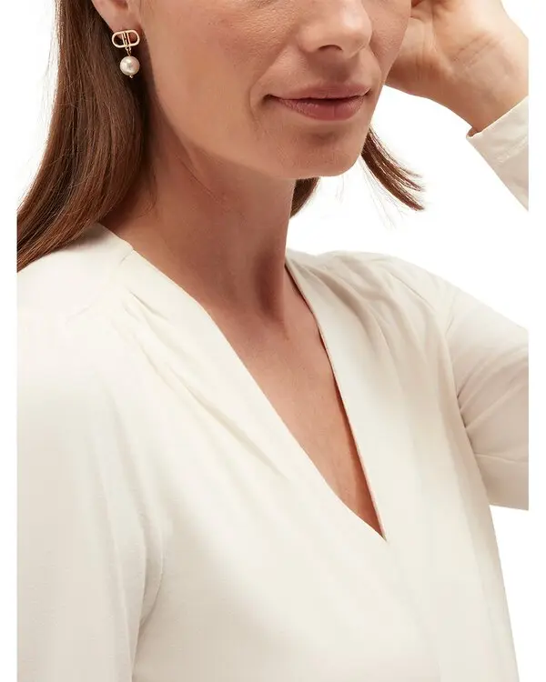 HOBBS LONDON Hannah Shirred Shoulder Top