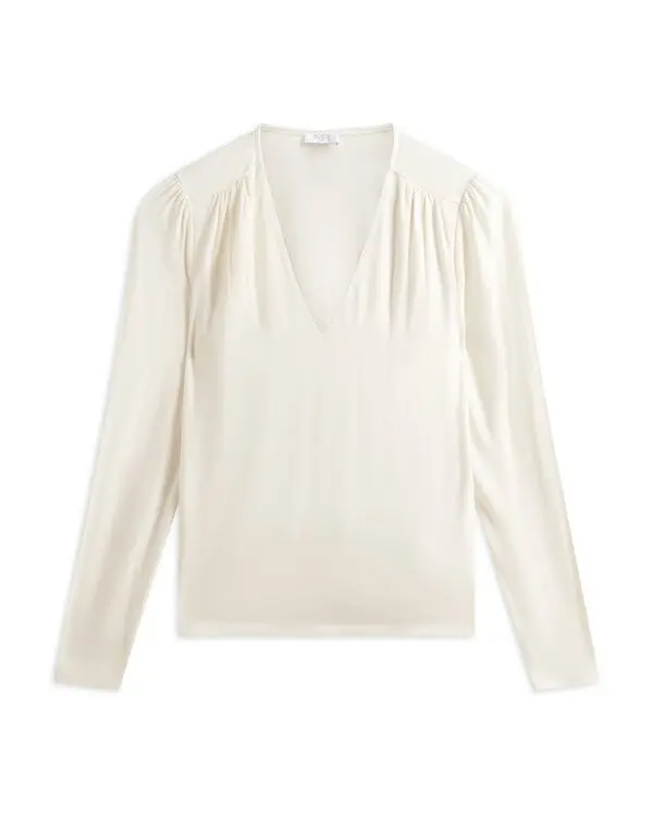 HOBBS LONDON Hannah Shirred Shoulder Top