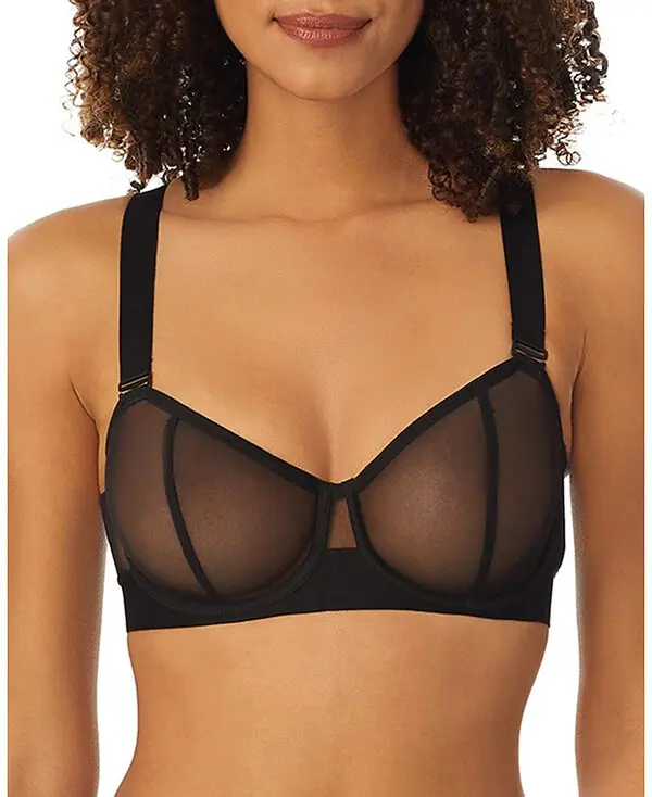 Dkny Sheers Convertible Strapless Bra - Black
