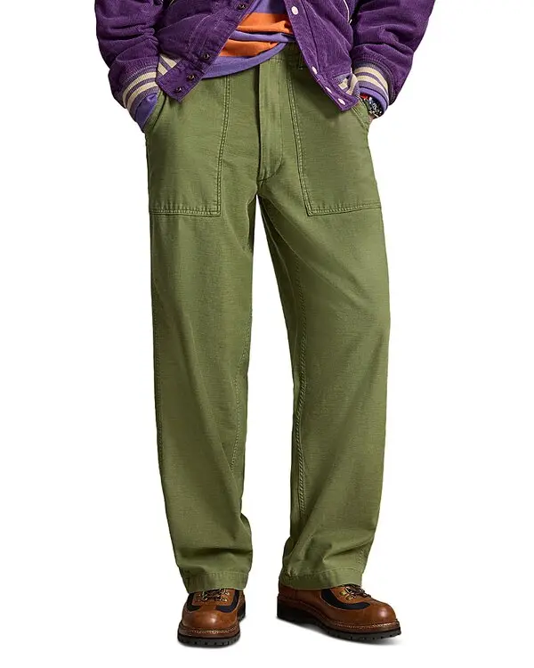 Polo Ralph Lauren Relaxed Fit Cotton Reverse Sateen Utility Pants - Garden Trail