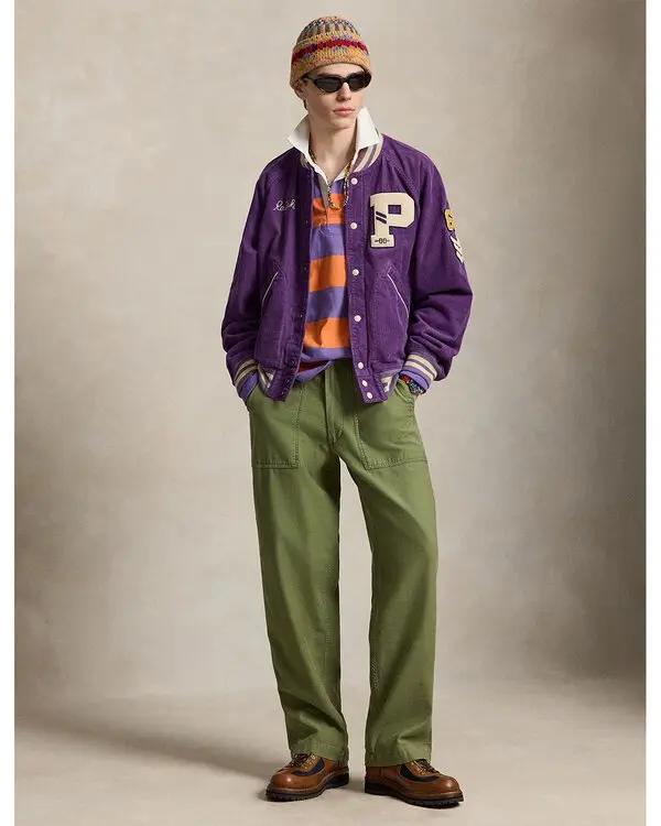 Polo Ralph Lauren Relaxed Fit Cotton Reverse Sateen Utility Pants - Garden Trail