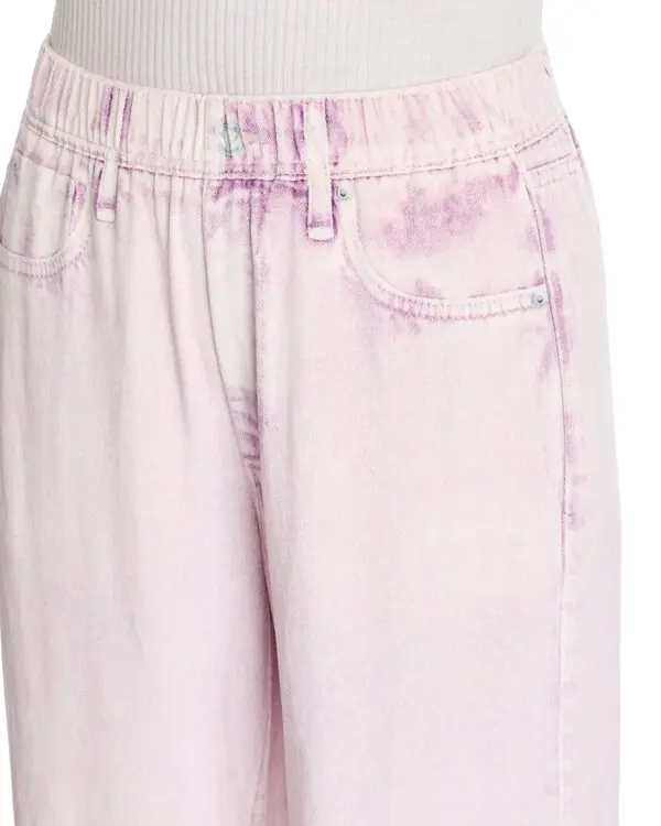 Rag & Bone Rb Miramar Velvet High Rise Wide Leg Pull On Jeans