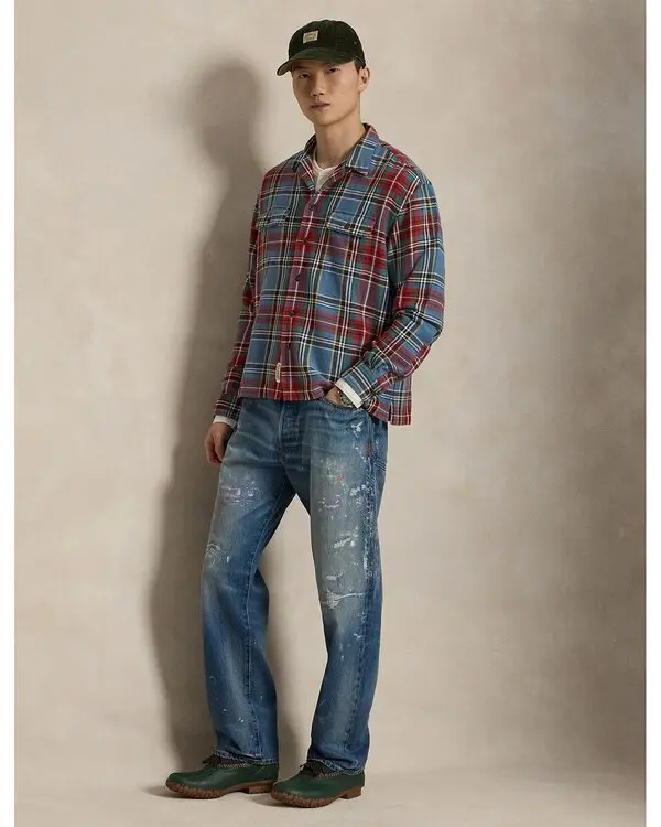 Polo Ralph Lauren Cotton Classic Fit Plaid Flannel Camp Shirt
