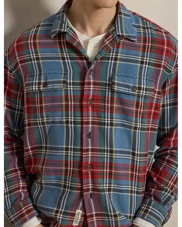 Polo Ralph Lauren Cotton Classic Fit Plaid Flannel Camp Shirt