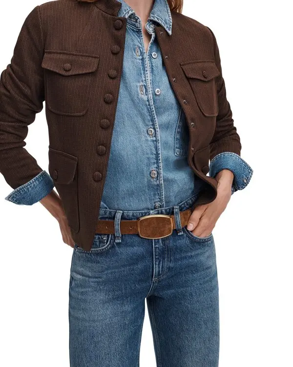 Rag & Bone Wyatt Leather Belt