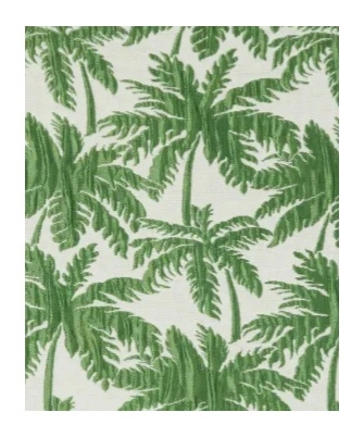 La DoubleJ Aria Palm-print Cropped Top