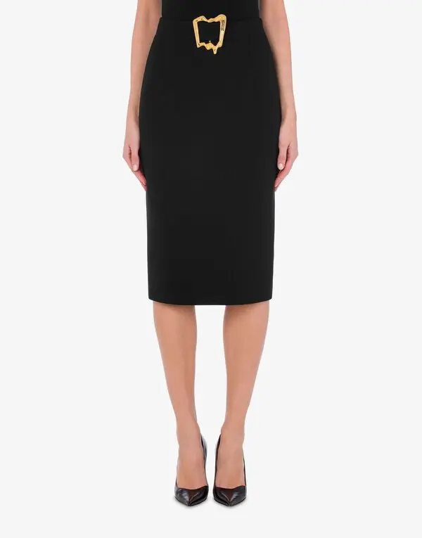 Moschino Buckle-detail Skirt