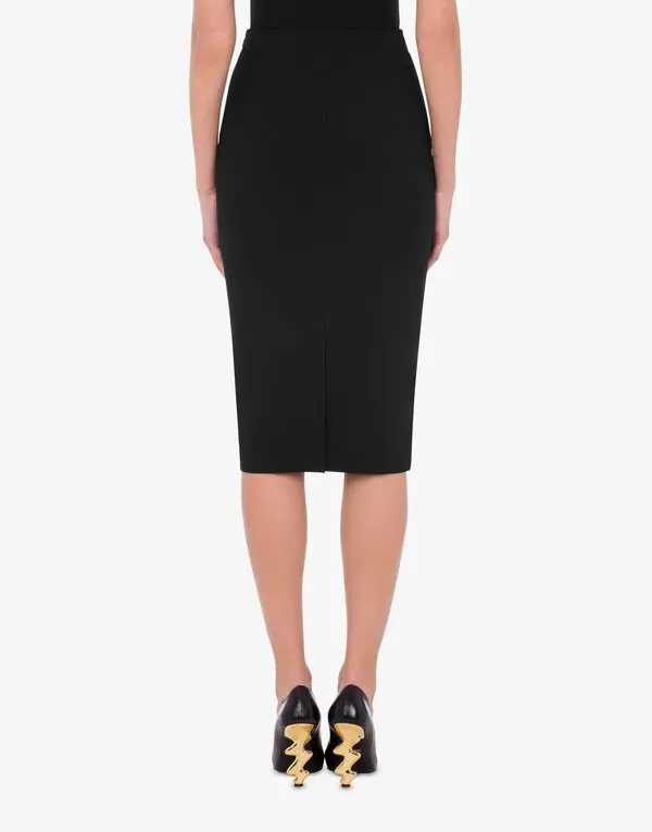 Moschino Buckle-detail Skirt