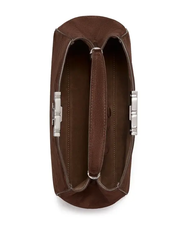 Tory Burch Eleanor Medium Suede Satchel