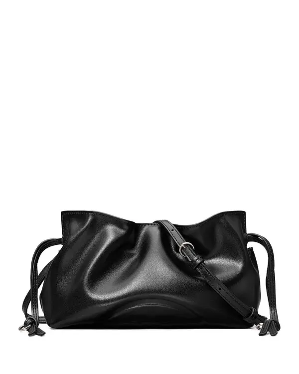 Tory Burch Ella Faux Leather Drawstring Pouch