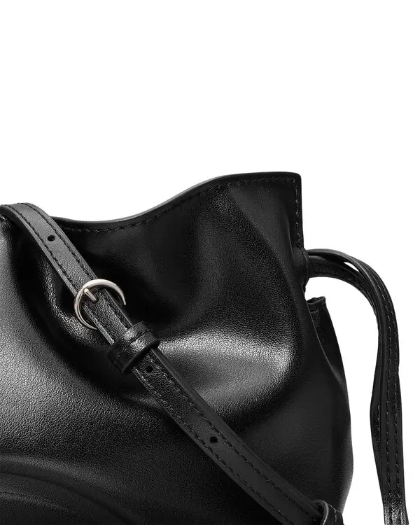 Tory Burch Ella Faux Leather Drawstring Pouch