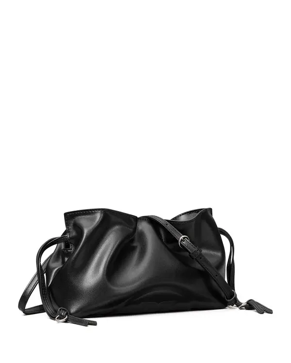 Tory Burch Ella Faux Leather Drawstring Pouch