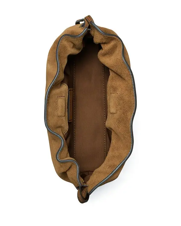 Tory Burch Ella Suede Drawstring Pouch