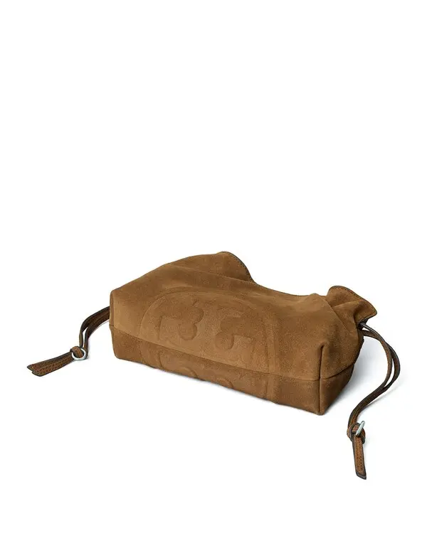 Tory Burch Ella Suede Drawstring Pouch