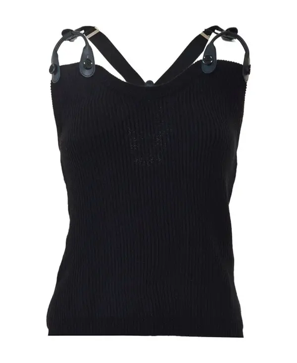 Moschino Sleeveless Vest - Black