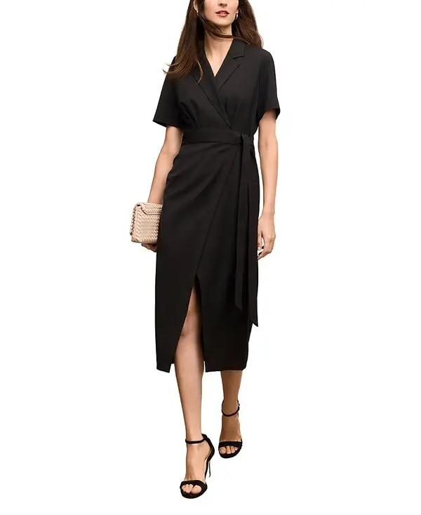 M.M.LAFLEUR M. M.lafleur Arlette Air Twill Wrap Dress