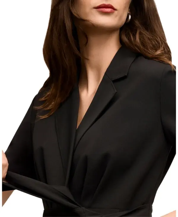 M.M.LAFLEUR M. M.lafleur Arlette Air Twill Wrap Dress