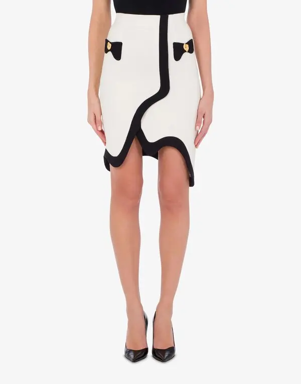 Moschino Tailored-cut Asymmetric Skirt