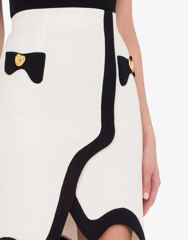 Moschino Tailored-cut Asymmetric Skirt