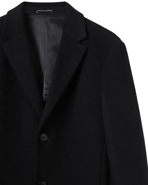 REISS Gable Wool Blend Overcoat