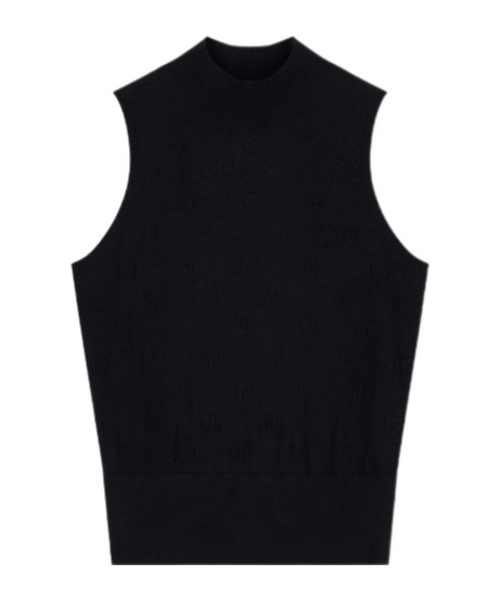 Armani Exchange Regular Fit Knit Top In A Cotton Viscose And Silk Blend - Black