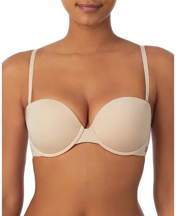 Dkny Litewear Smooth Essentials Strapless Lift Bra - Cashmere