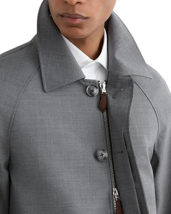 REISS Canton Raglan Sleeve Raincoat