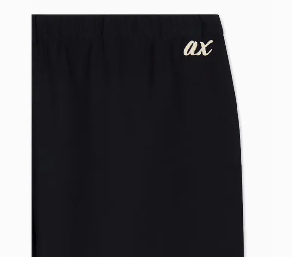 Armani Exchange Rib Detail Regular Fit Trousers