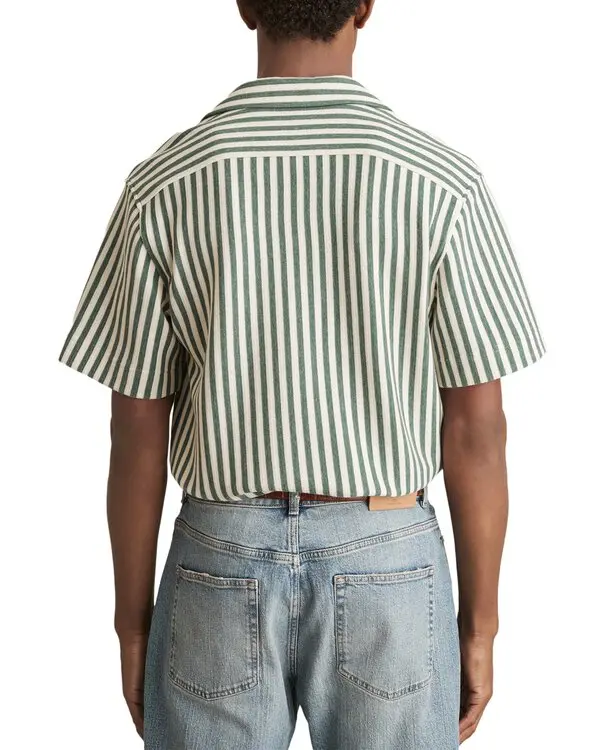 REISS Trig Knit Camp Shirt