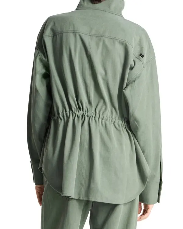 SAINT ART Hattie Button Front Shirt Jacket