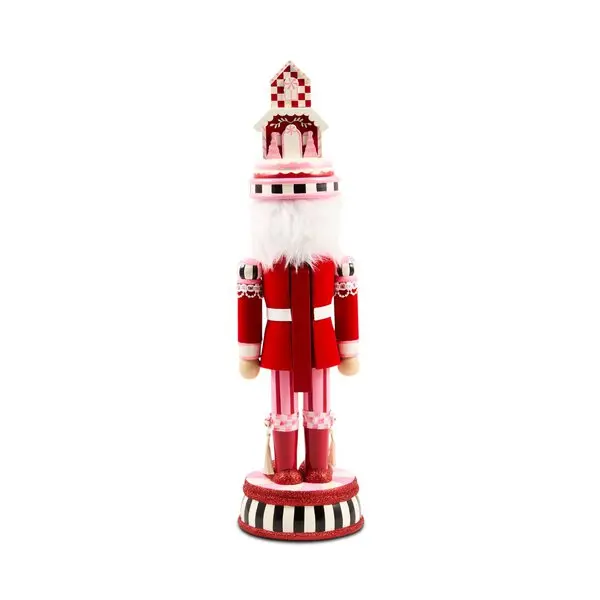 MACKENZIE-CHILDS Ruby Red Wood Nutcracker