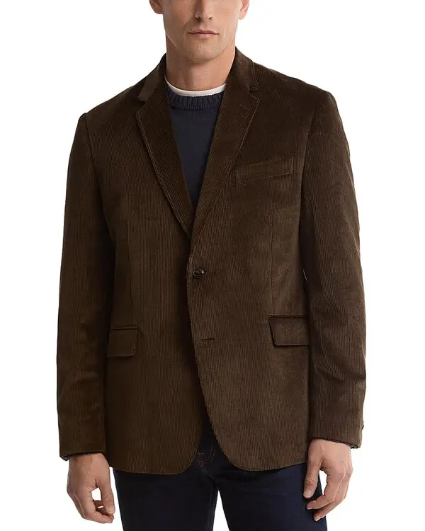 Barbour Brosnan Cotton Blend Tailored Fit Blazer - Brown