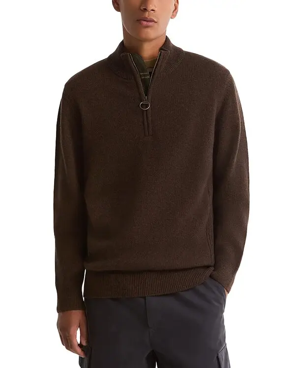 Barbour Holden Wool Half Zip Sweater