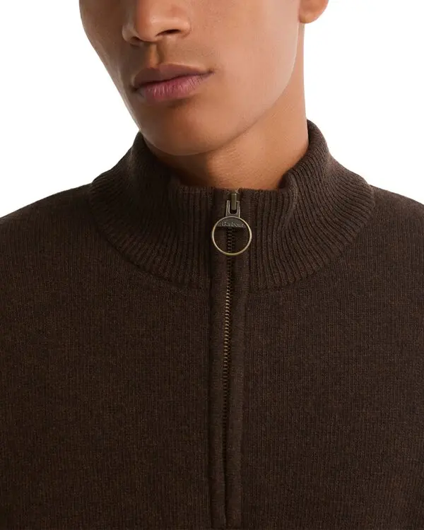 Barbour Holden Wool Half Zip Sweater