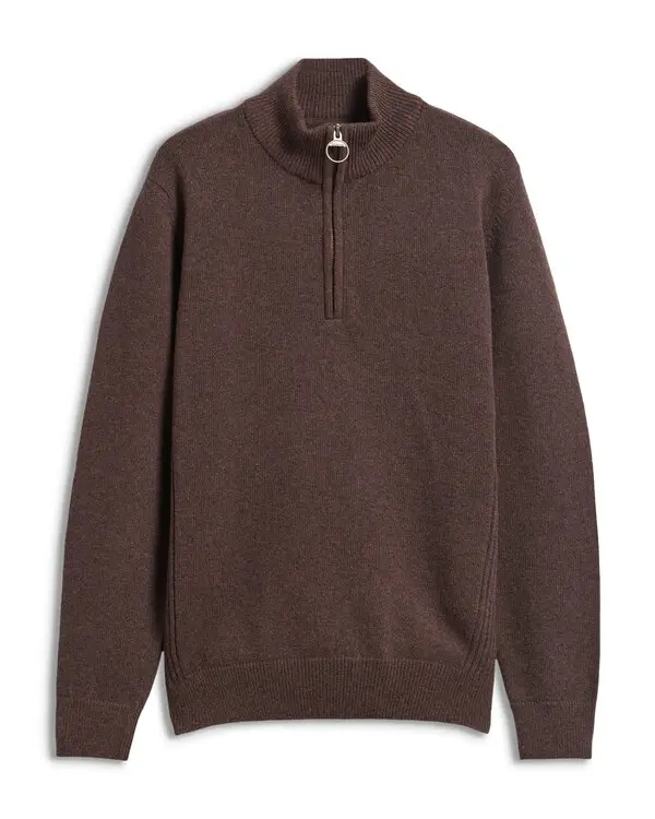 Barbour Holden Wool Half Zip Sweater