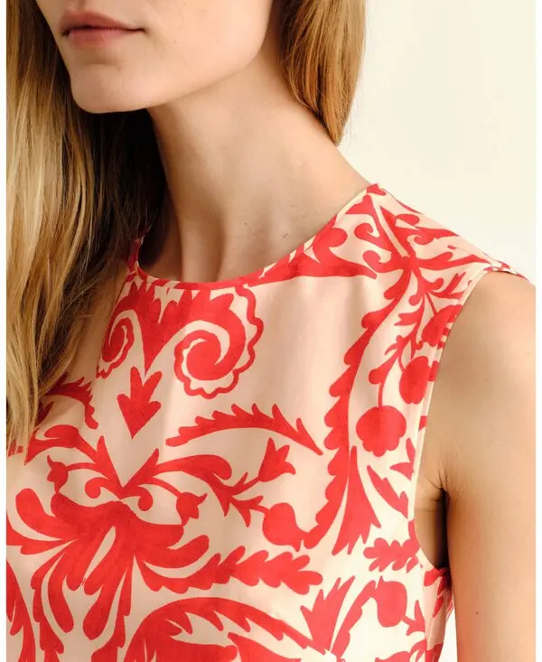 CARTOLINA Linda Printed Top