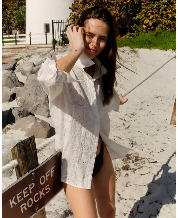 CARTOLINA Margaux Eyelet Shirt