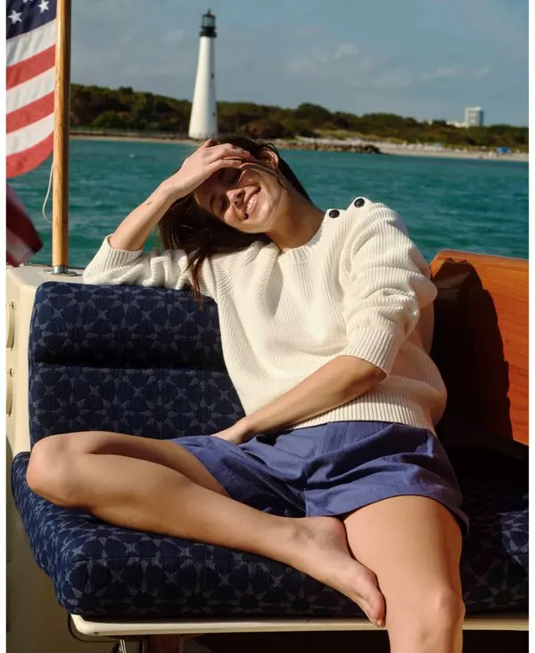 CARTOLINA Frankie Linen Shorts - Coastal Indigo