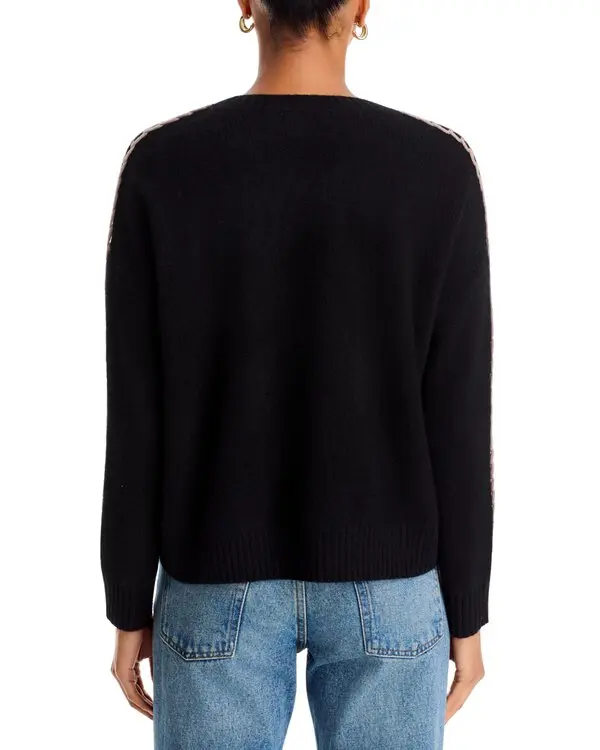 Bloomingdale'S Whipstitch Crewneck Cashmere Sweater Exclusive