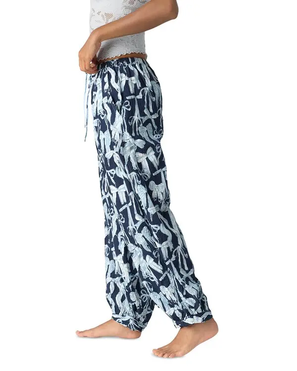 Free People On Repeat Drawstring Cuffed Pajama Pants