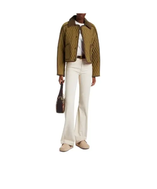 Burberry Shearling-lined Suede Clogs