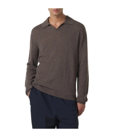 THE ROW Cashmere Polo Sweater
