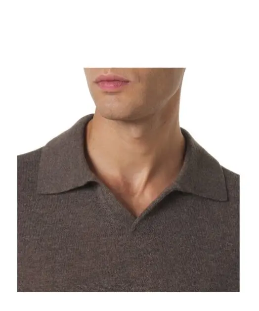 THE ROW Cashmere Polo Sweater