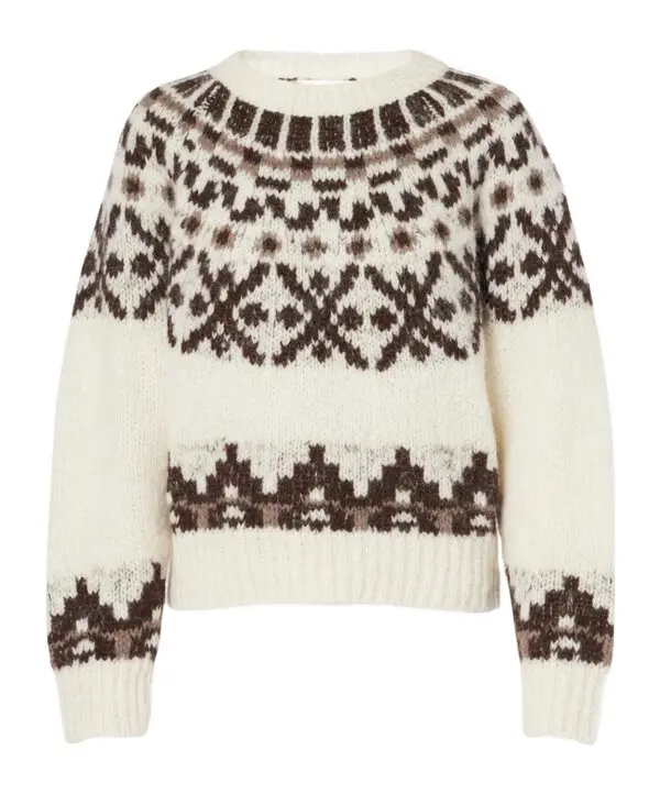 FRAME Ribbed Crewneck Sweater - White