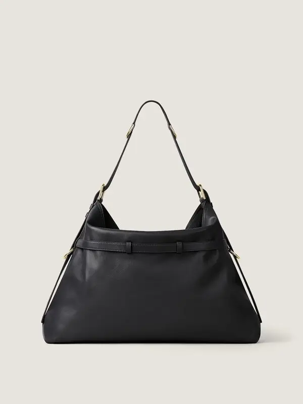 Givenchy Large Voyou Bag In Shiny Leather