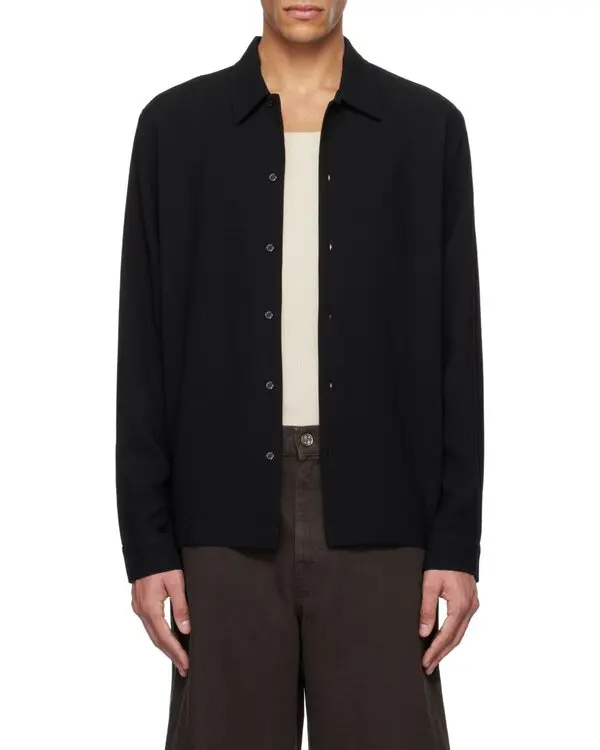 Séfr Point-collar Long-sleeve Shirt