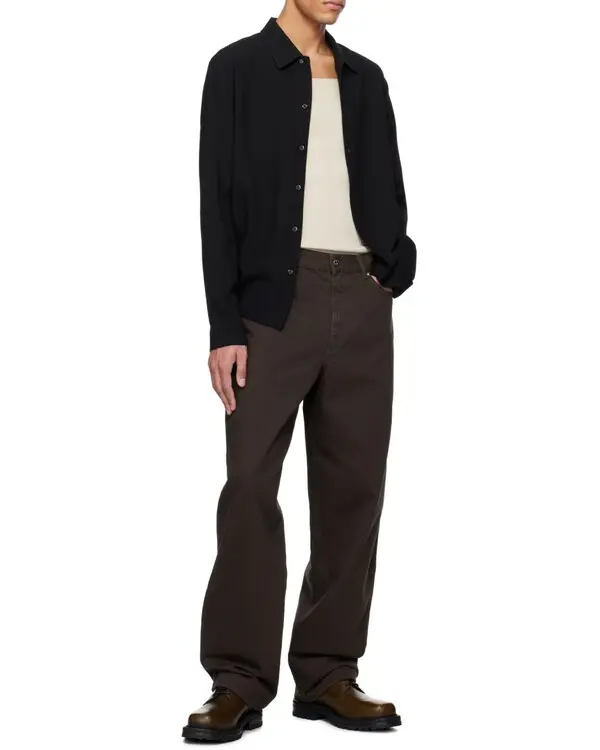 Séfr Point-collar Long-sleeve Shirt