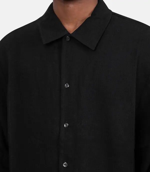 Séfr Point-collar Long-sleeve Shirt